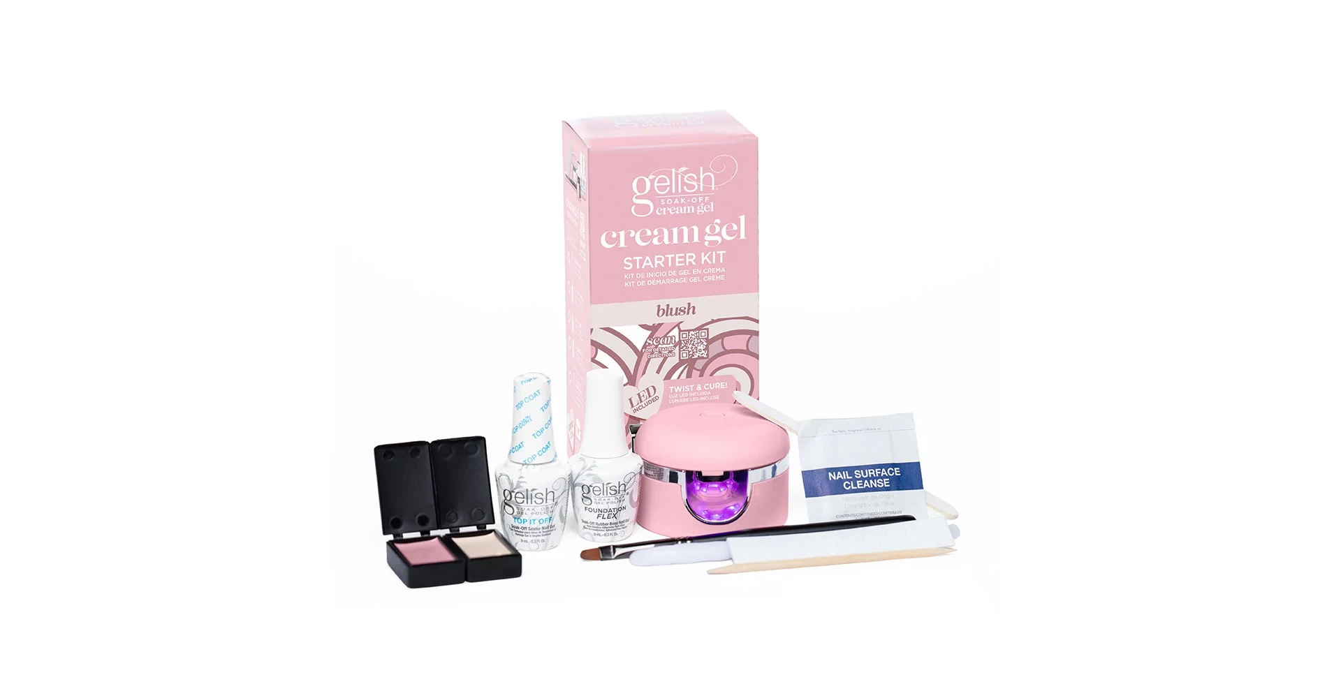 Gelish Cream Gel Blush Kit gél lakk paletta csomag